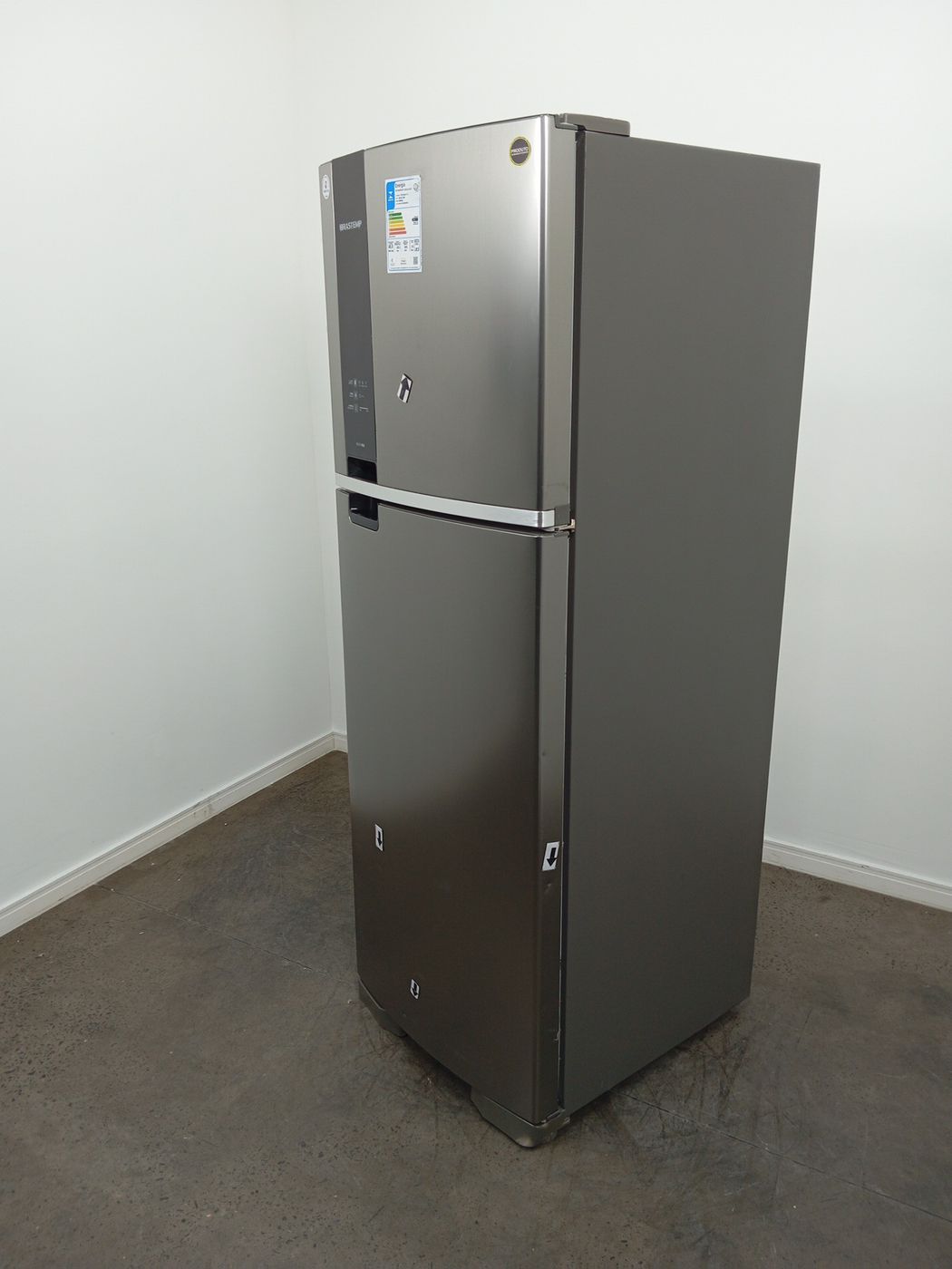 Refrigerador Brastemp Frost Free Duplex 375l - Inox - TudoBônus