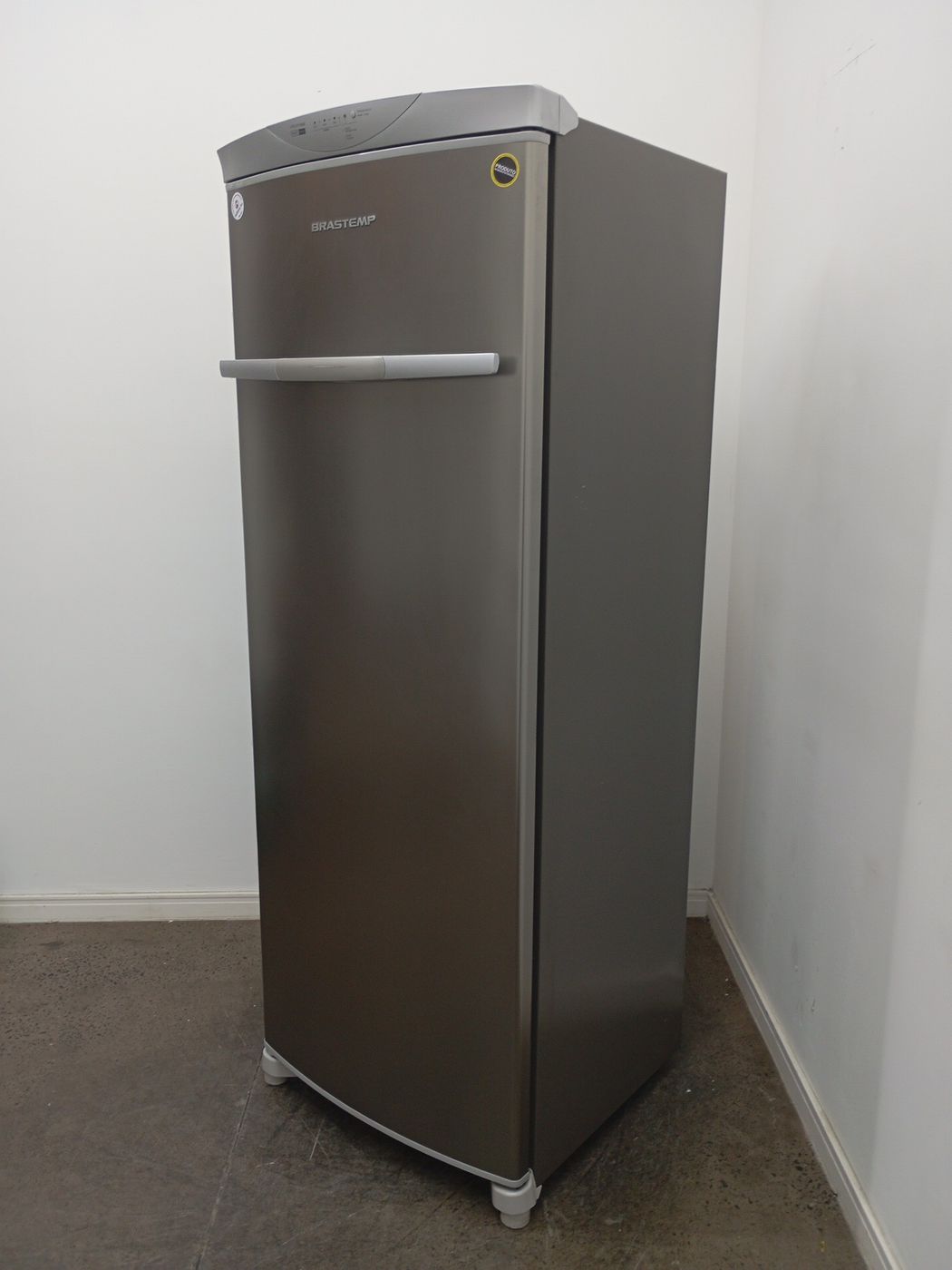Freezer Brastemp 228l Vertical Flex Frost Free 1 Porta - Inox - TudoBônus