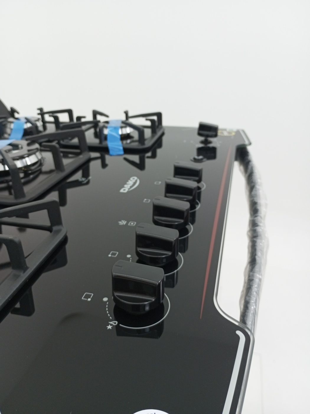 Fogao Dako Diplomata 5 Bocas Com Frente De Vidro Preto E Tripla Chama - Preto - TudoBônus