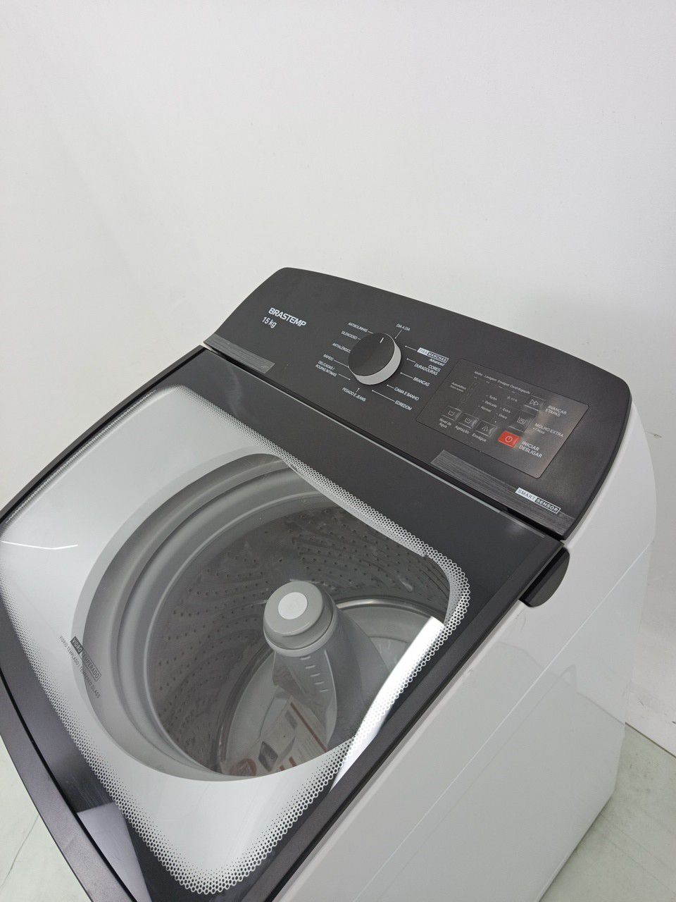 Lavadora Brastemp 15kg C/ Ciclo Tira Manchas Advanced - Branco - TudoBônus