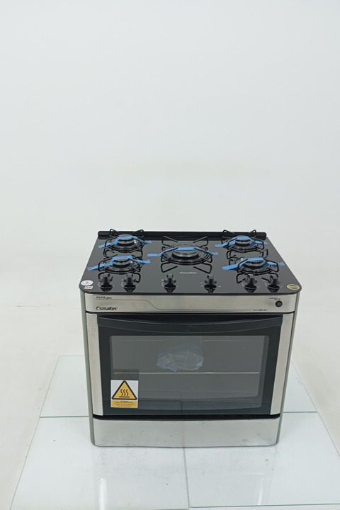 Fogao Esmaltec Agata Glass A Gas C/ Acendimento Automatico E Super ...